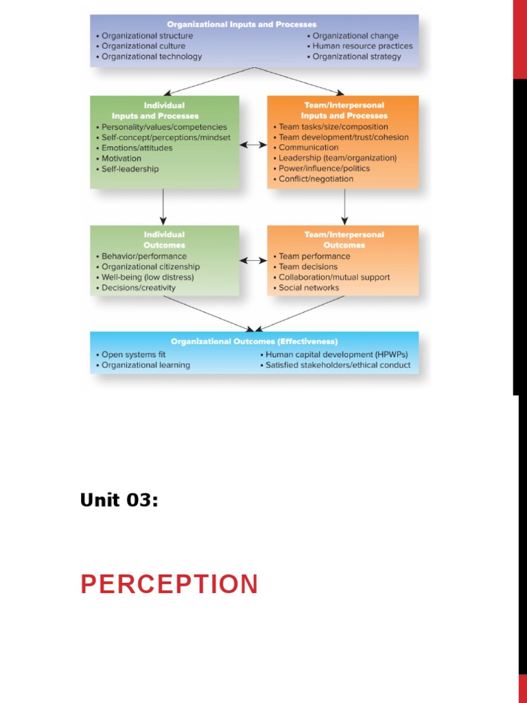 Unit03 Perception, Learning & Attitude in Organizations | PDF | Job ...