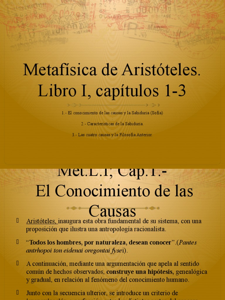 Cuatro Causas en Aristóteles. | PDF | Conocimiento | Aristóteles