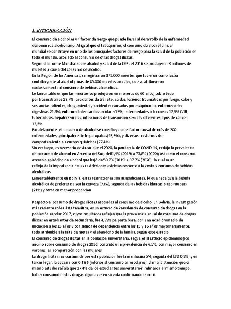 Alcohol y Drogas | PDF | La dependencia de sustancias | Drogas Psicoactivas