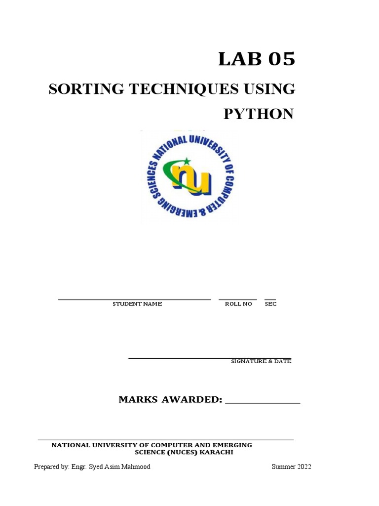 Dsa Lab 5 Pdf Algorithms And Data Structures Computer Programming