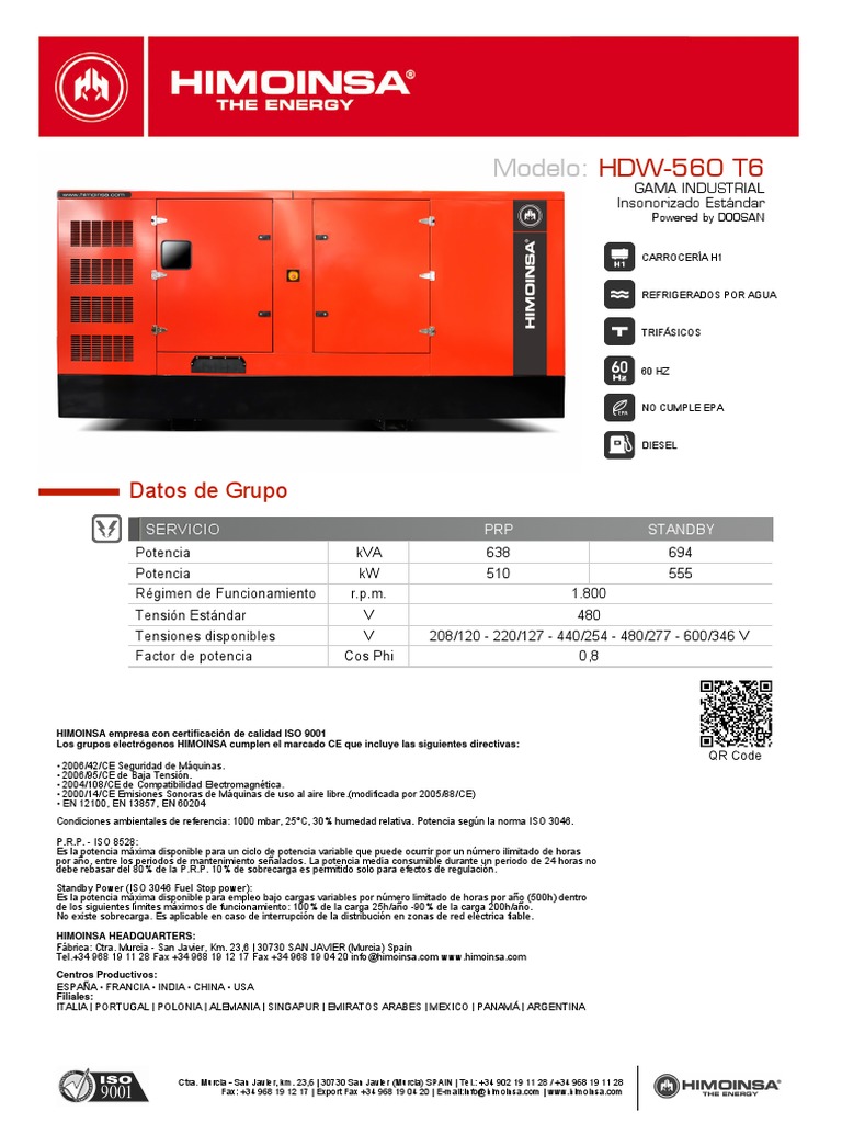 HDW 560 | PDF | Energia electrica | Cantidad