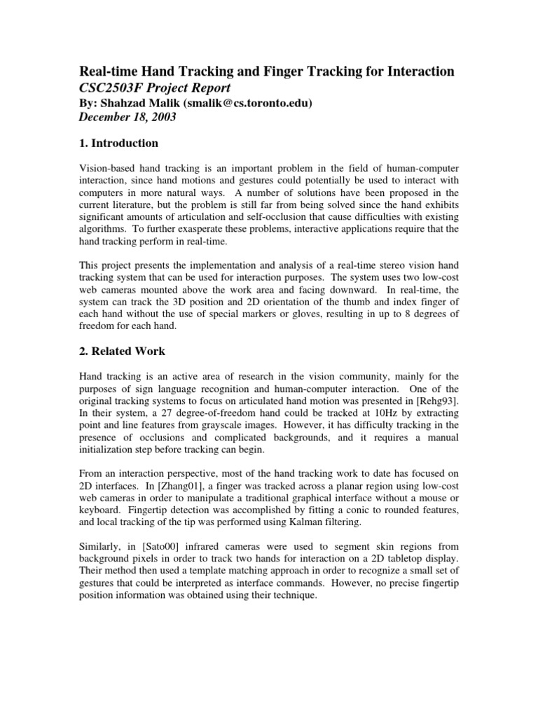 Hand/Gesture Recognition 2 | PDF | Image Segmentation | Rgb Color Model