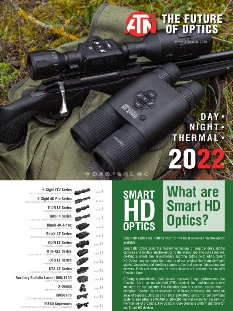 Atn Us Catalog 2022 | PDF | Telescopic Sight | Equipment