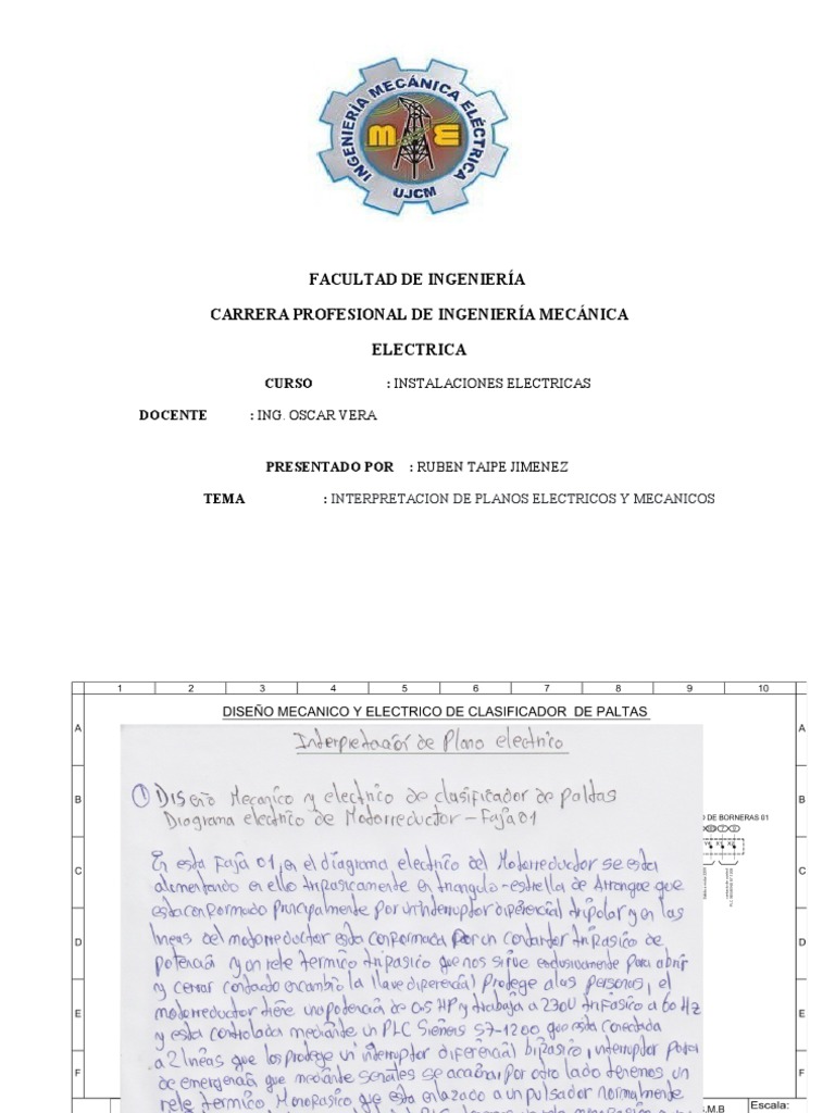 Planos Electricos y Mecanicos | PDF