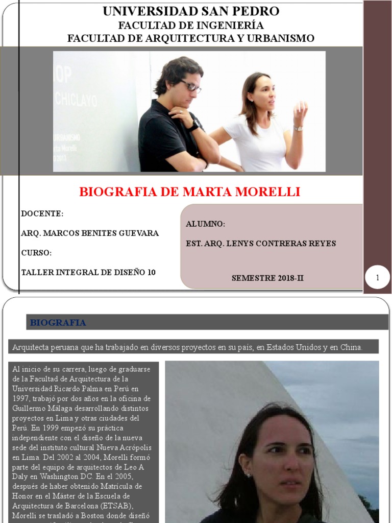 Marta Morelli | PDF | Perú | Lima