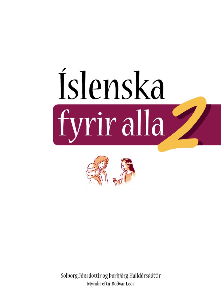 Íslenska fyrir alla 2 (Исландский язык для всех. Часть 2) (PDFDrive) | PDF