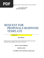RFP Response Template | PDF | Technical Support | Databases