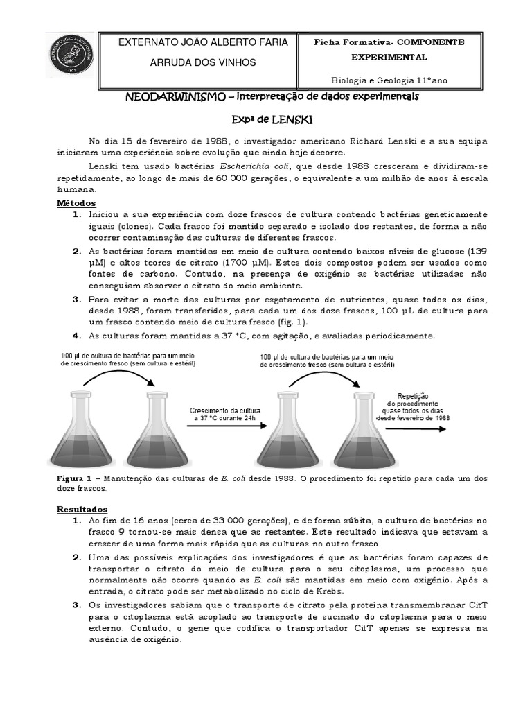 FT-EXp Neod | PDF | Bactérias | Genética