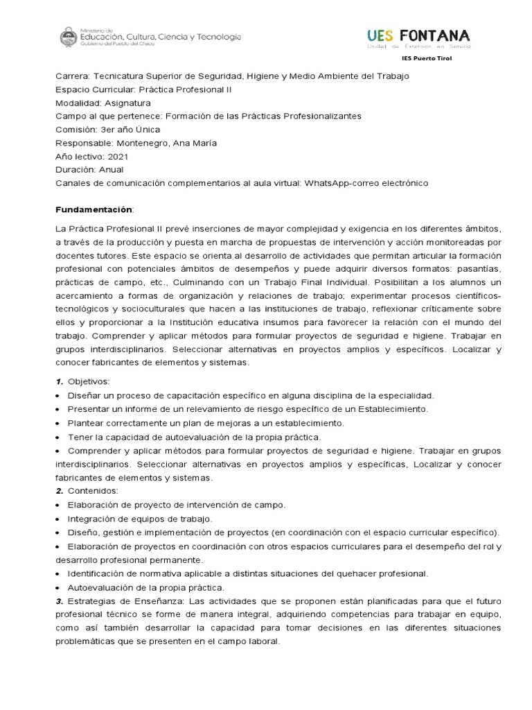 Higiene Práctica Ii Tercer Año Pdf