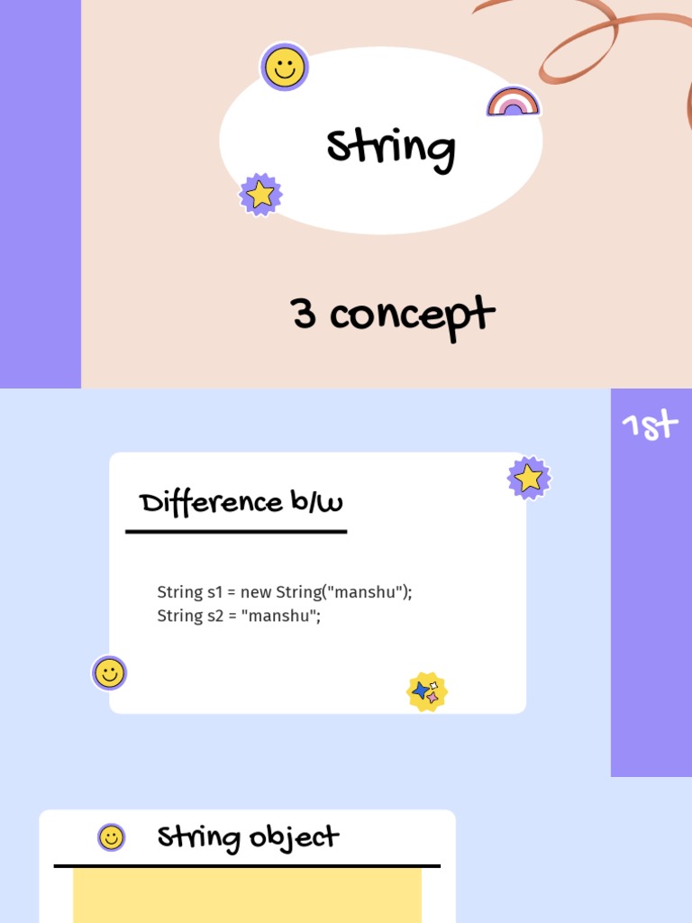 String in Depth | PDF | Computer Data | Object Oriented Programming String in Depth | PDF | Computer Data | Object Oriented Programming