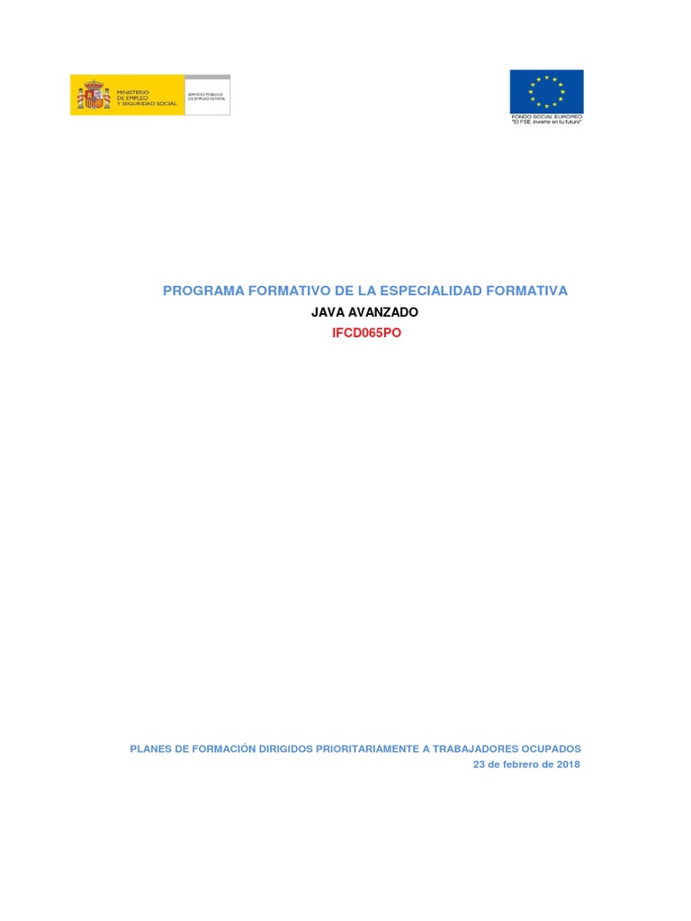 Java Avanzado | PDF | Java (lenguaje de programación) | Salón de clases