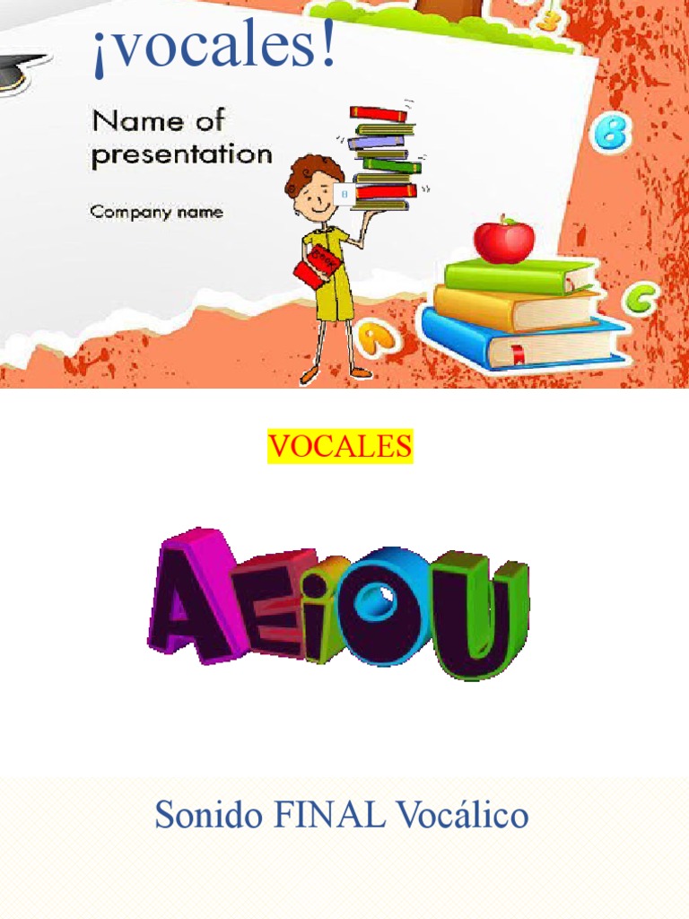 Sonido Final Vocalico Pdf