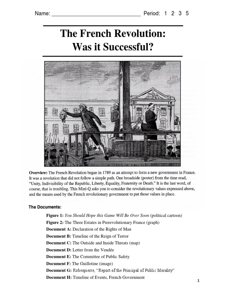 2 Was The French Revolution Successful DBQ | PDF | Napoleon | French ...
