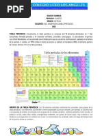Tabla Periódica para Colorear e Imprimir | PDF | Tabla periódica | Átomos