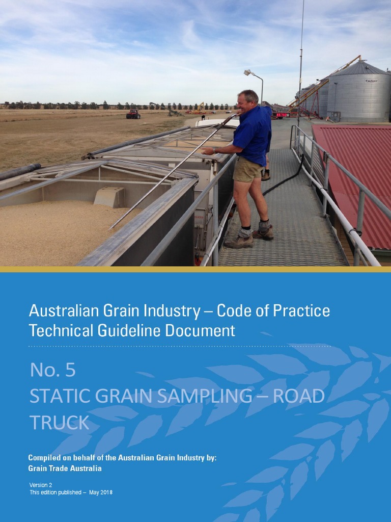 TGD No.5 - Static Grain Sampling - May2018 | PDF | Risk Management | Risk