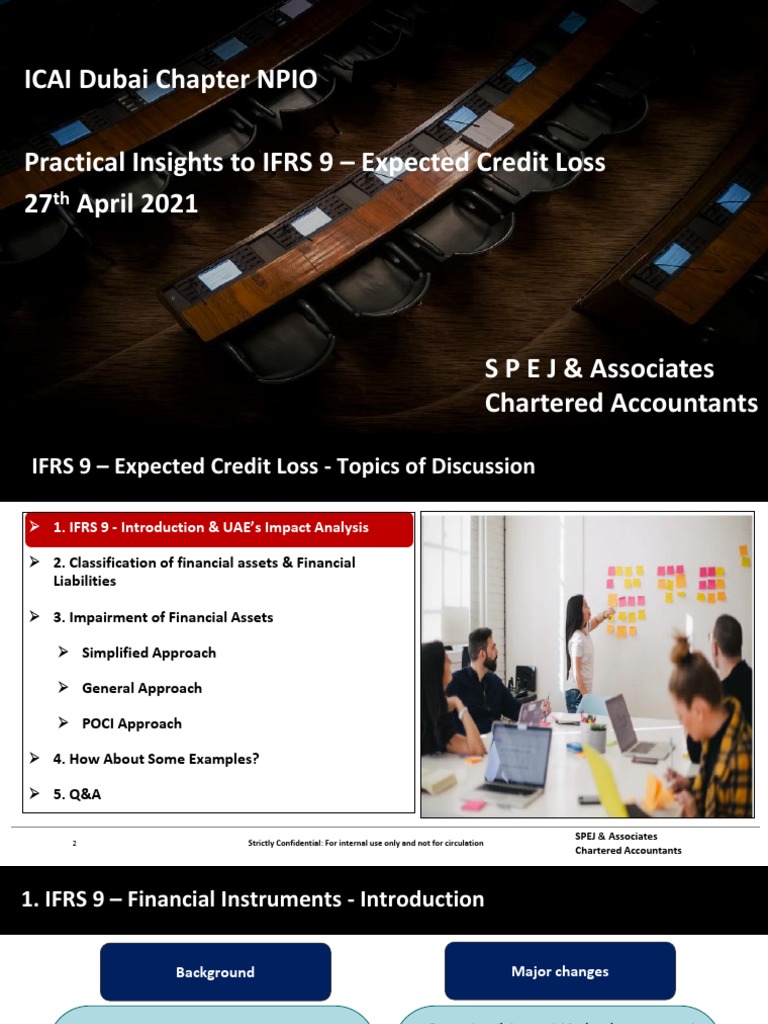 1 Icai Dubai Ifrs 9 Expected Credit Loss Final | PDF | International Financial Reporting ...