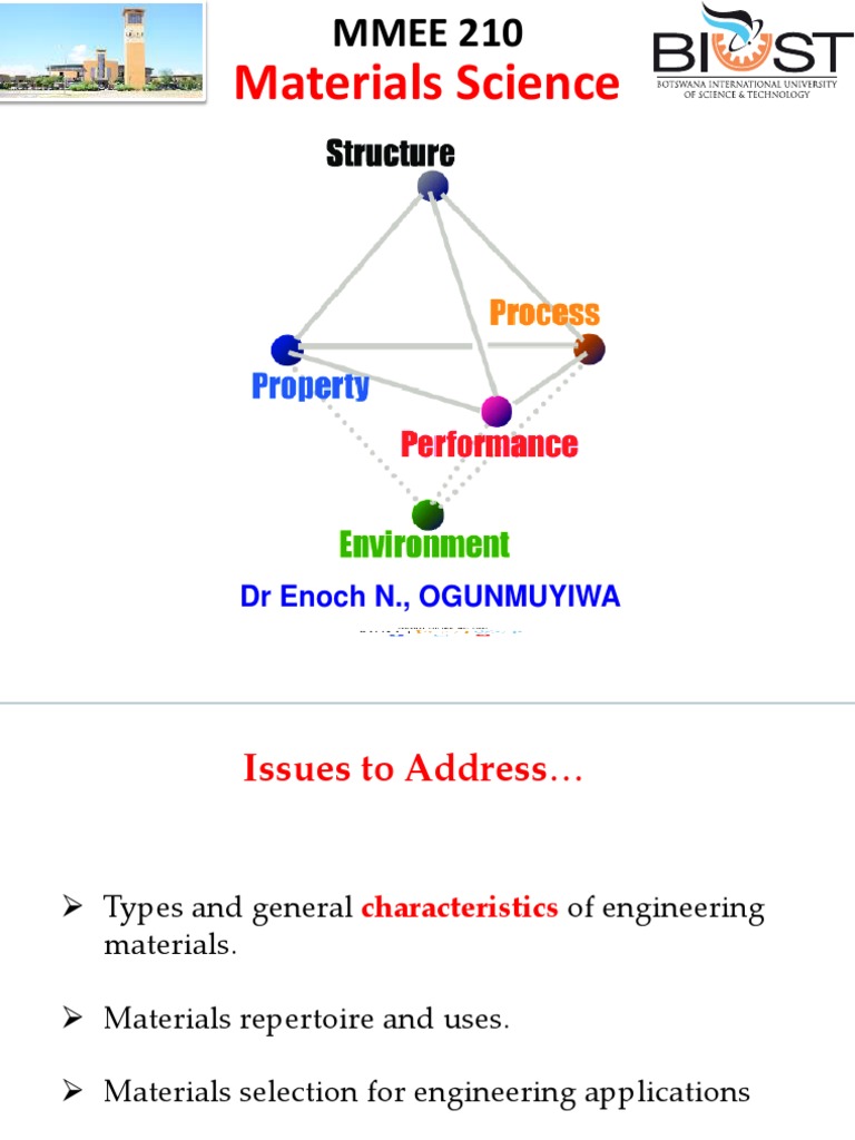 MMEE 210 - Lecture 02 - Materials | PDF | Composite Material | Metals
