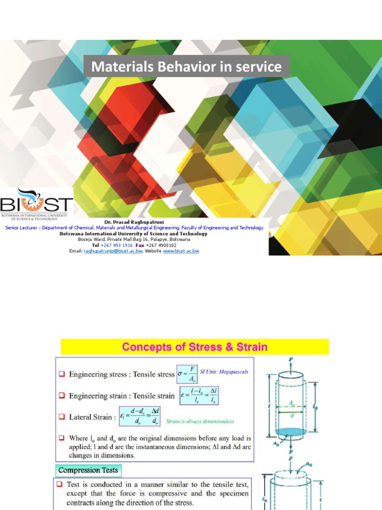 Understanding Materials Behavior in Service | PDF | Creep (Deformation ...