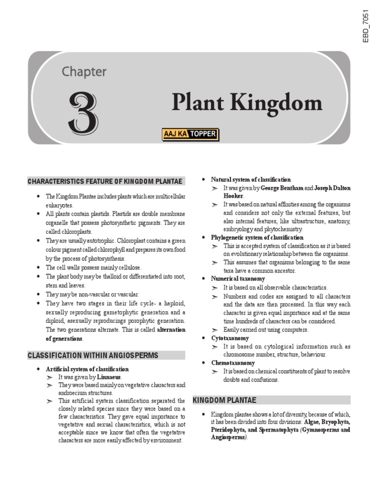 Plant Kingdom | PDF | Spore | Plants