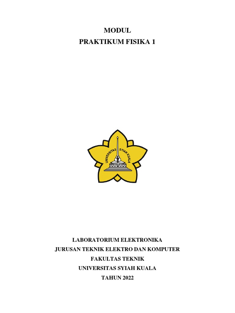 Modul Praktikum Fisika 1 | PDF | Metode & Bahan Ajar | Sains & Matematika