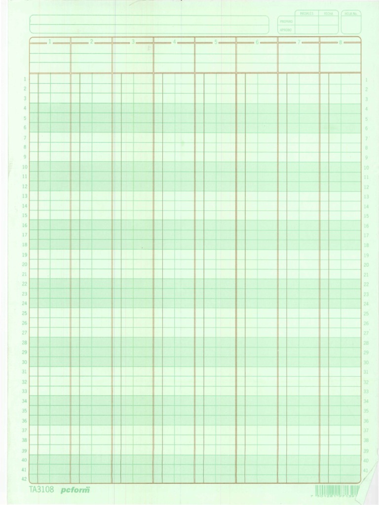 Hoja Cuadriculada Machote | PDF