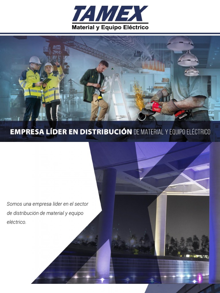 Presentación Tamex 2021 - Tlalnepantla | PDF | Ingenieria Eléctrica | Uso eficiente de energía