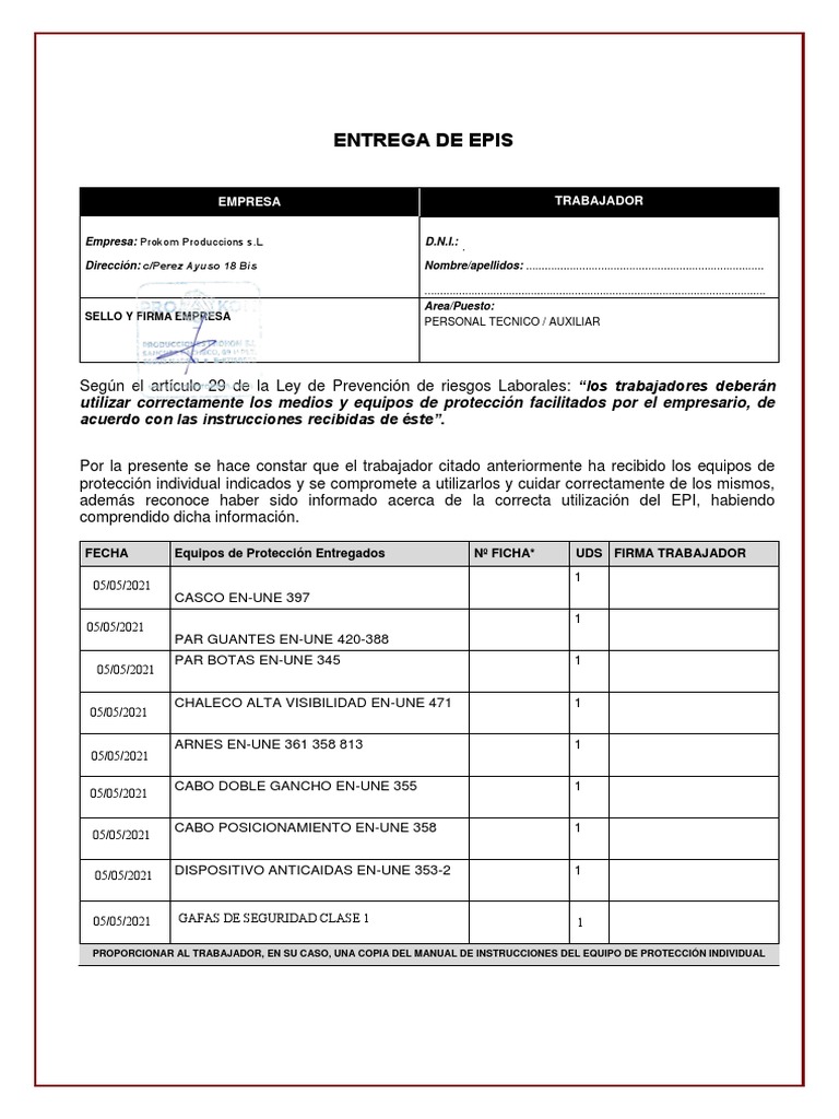 Epis Altura | PDF | La seguridad | Seguridad y salud ocupacional