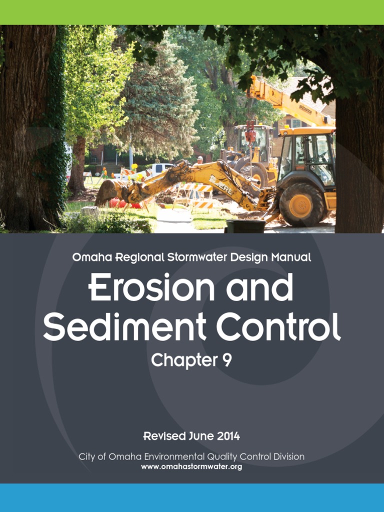 ORSDM Chapter 9 Erosion and Sediment Control | PDF | Surface Runoff | Erosion