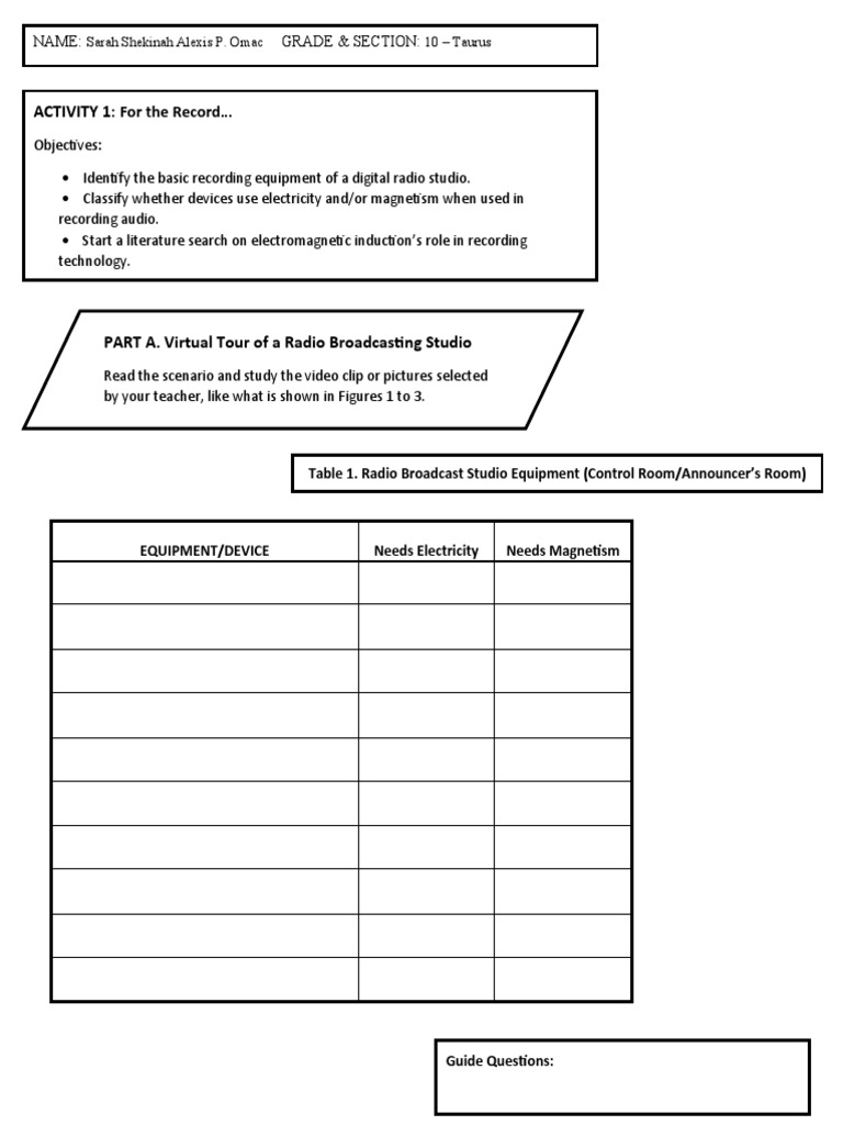 2nd Quarter - Science Activities | PDF | Microphone | Sound