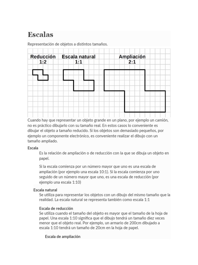 Escalas Lineales | PDF | Equipo | Bienes manufacturados