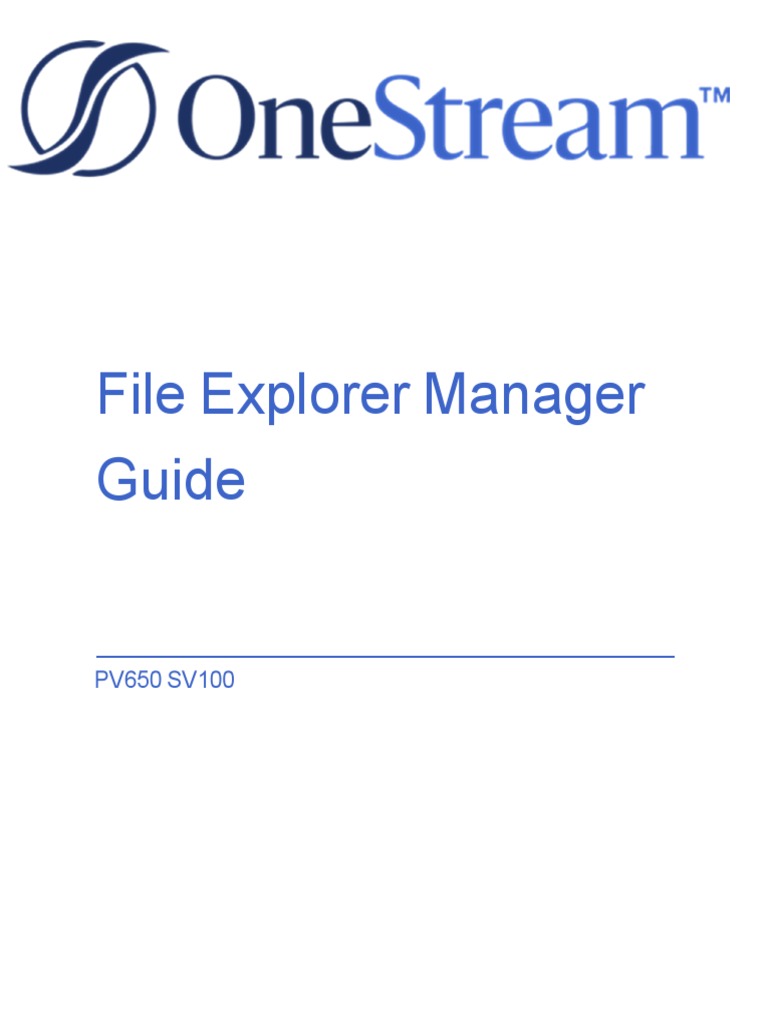 File Explorer Manager Guide | PDF | Computer File | Databases