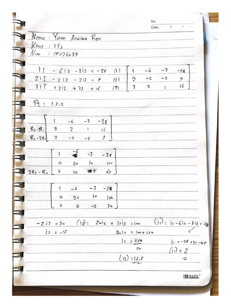 Percobaan Yolan | PDF