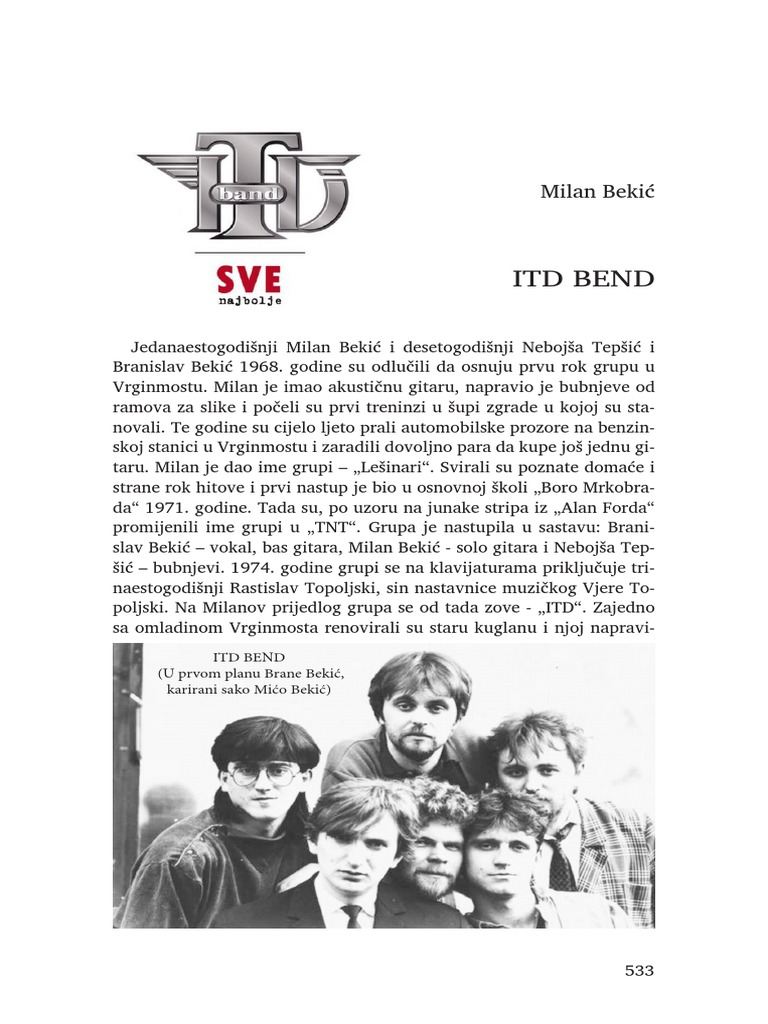 Itd Band Pdf