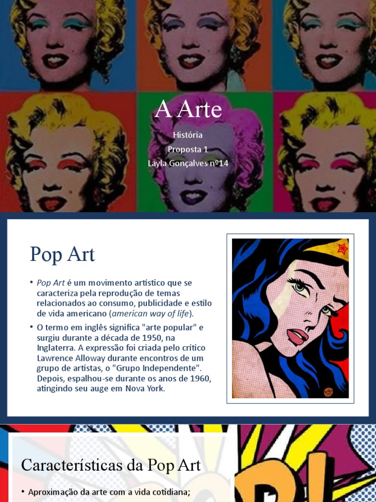 Características da Pop Art e Seus Artistas | PDF | As artes | Estética