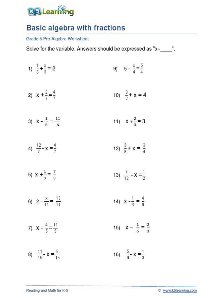 Grade 5 Basic Algebra Decimals A | PDF | Mathematics | Algebra