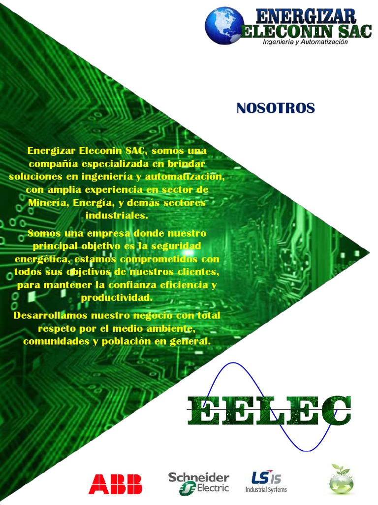 Bochure EElec V1 | PDF | Ingenieria Eléctrica | Ingeniería