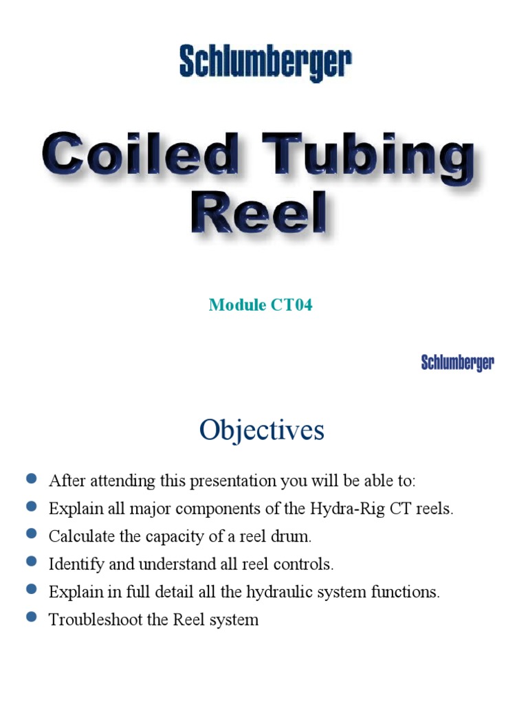 Hydra-Rig CT Reel Overview and Capacity | PDF | Valve | Bearing ...
