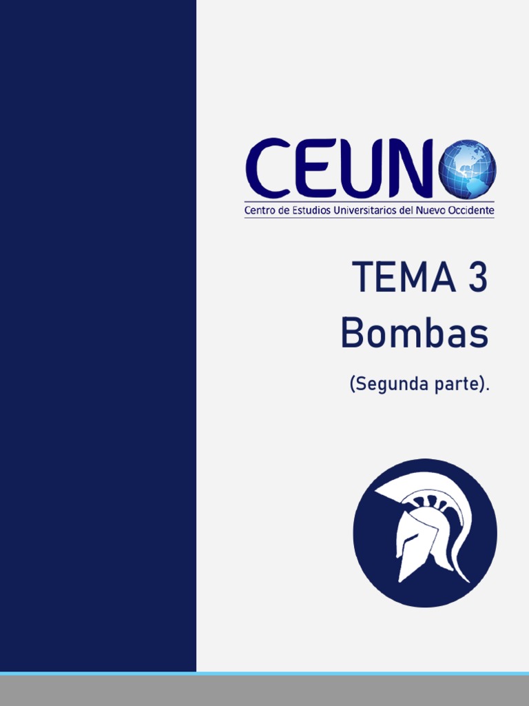 Semana 6. Bombas (Segunda Parte) | PDF | Bomba | Mecánica de Medios ...