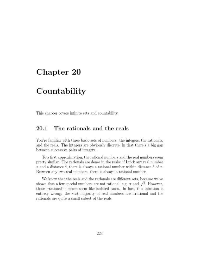 The Countable and Uncountable: Exploring Infinite Sets Through Bijections and Diagonalization ...