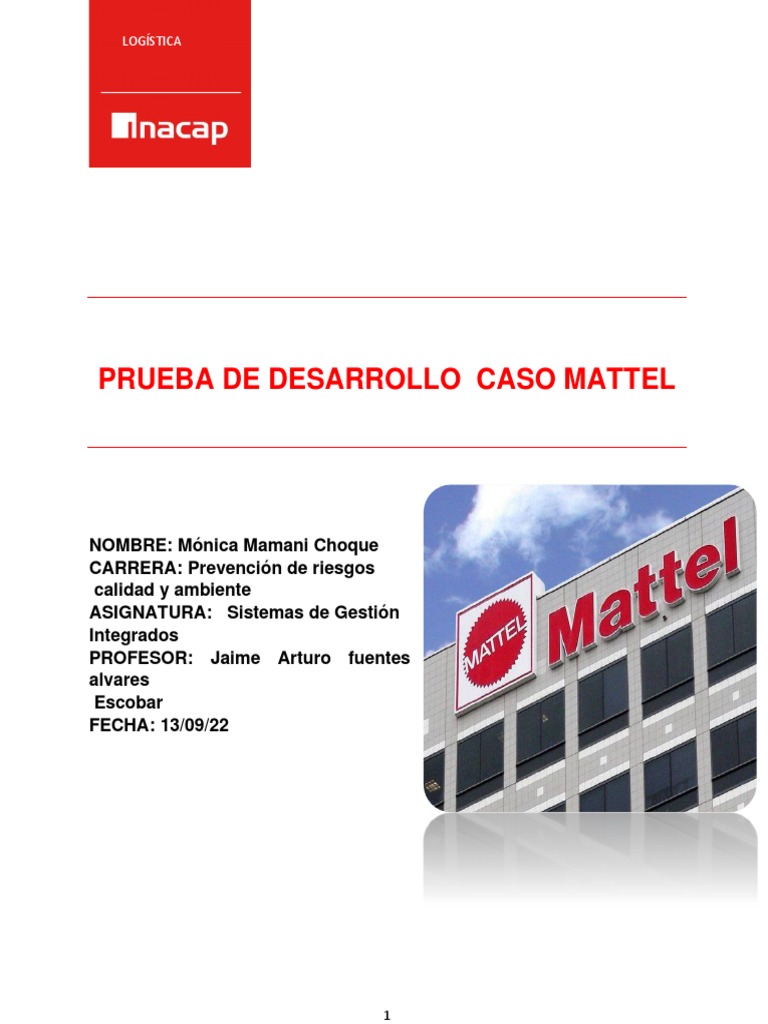 Caso Mattel | PDF