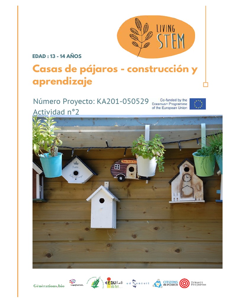 Construcción de casas para pájaros reciclables | PDF | Aves | Entorno ...