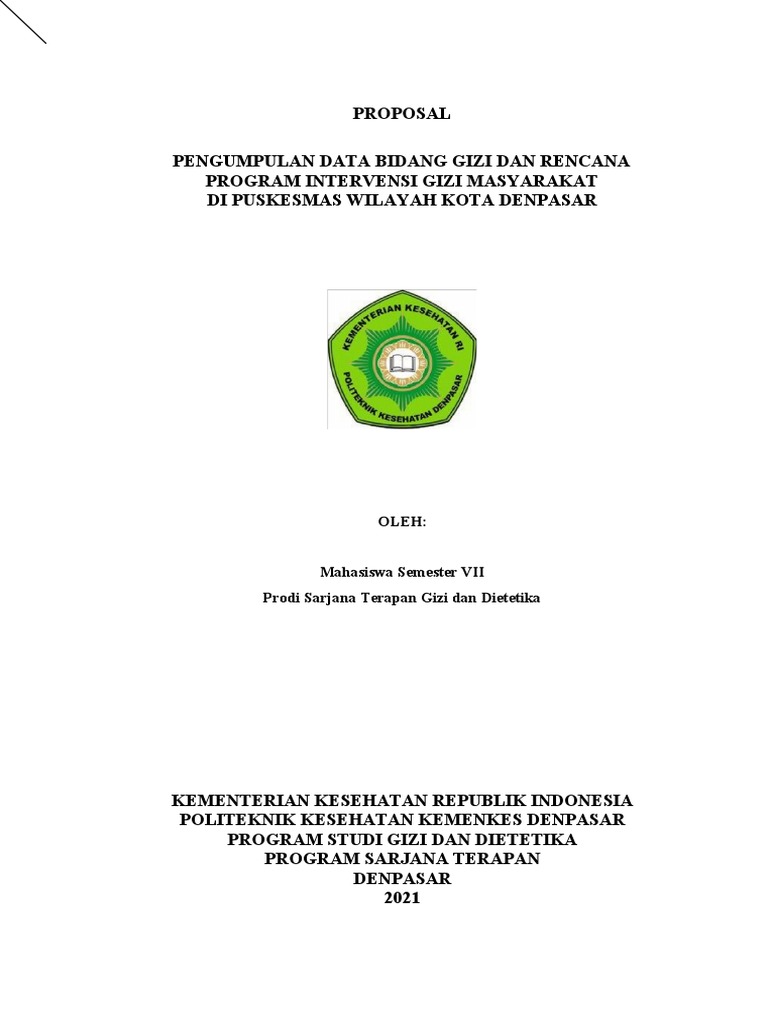 Proposal PPG Baru | PDF | Kesehatan Holistik