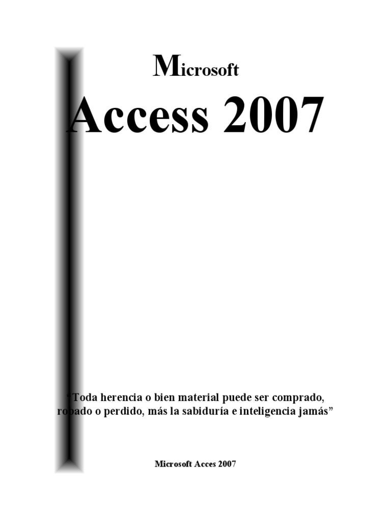 Folleto de Acces Alumnos | PDF | Bases de datos | Archivo de computadora
