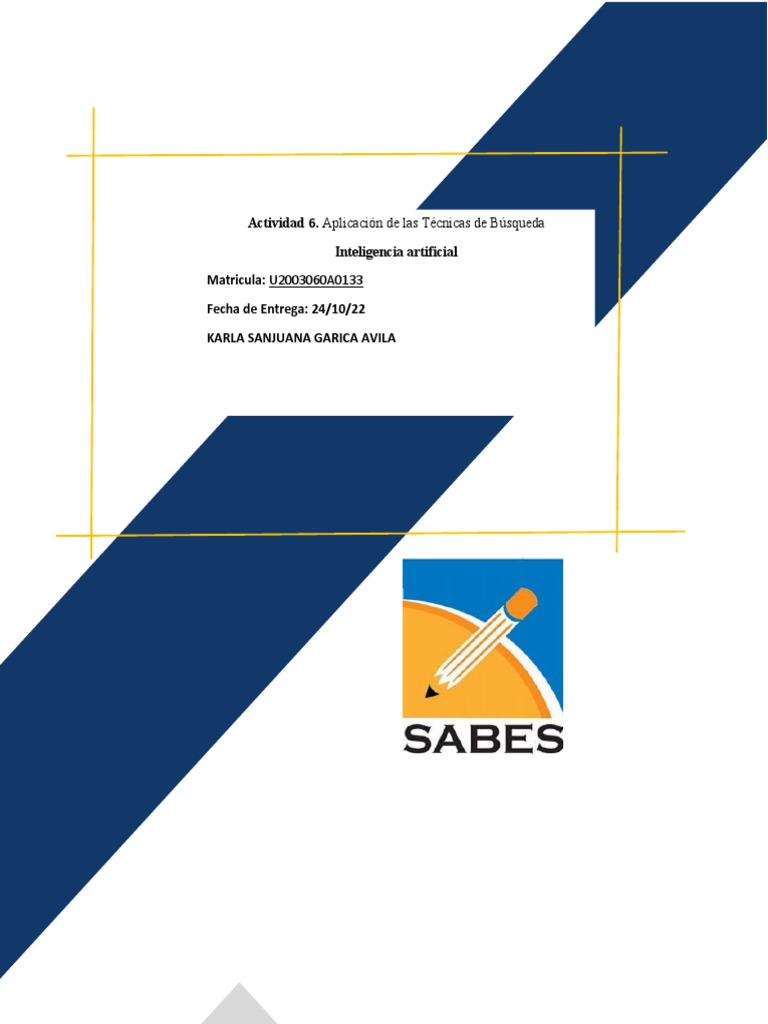 Actividad 6 - Aplicación de Las Técnicas de Búsqueda KSGA | PDF