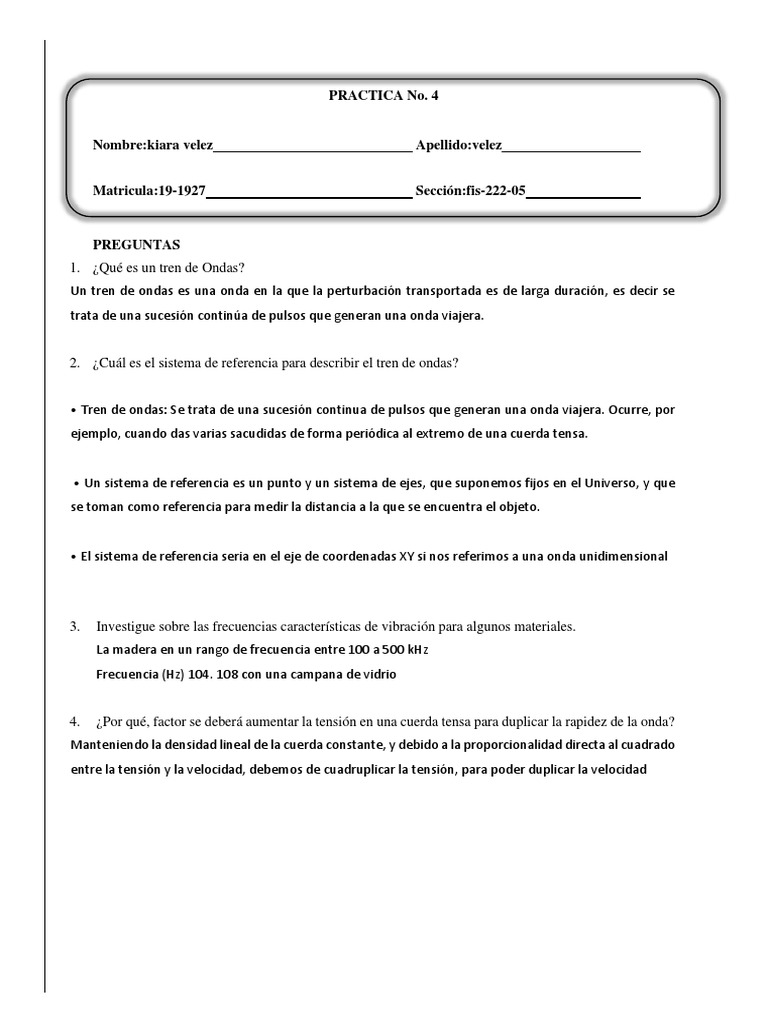 Actividad # 4 Lab Fisica 2 | PDF