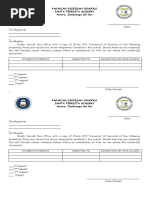 Form 137 Request Letter | PDF