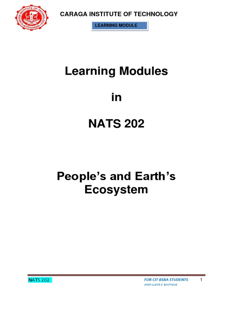 Chapter II - The Ecosystem | PDF | Ecosystem | Cell (Biology)