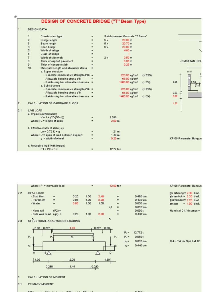BridgeT Beam | PDF | Beam (Structure) | Bending