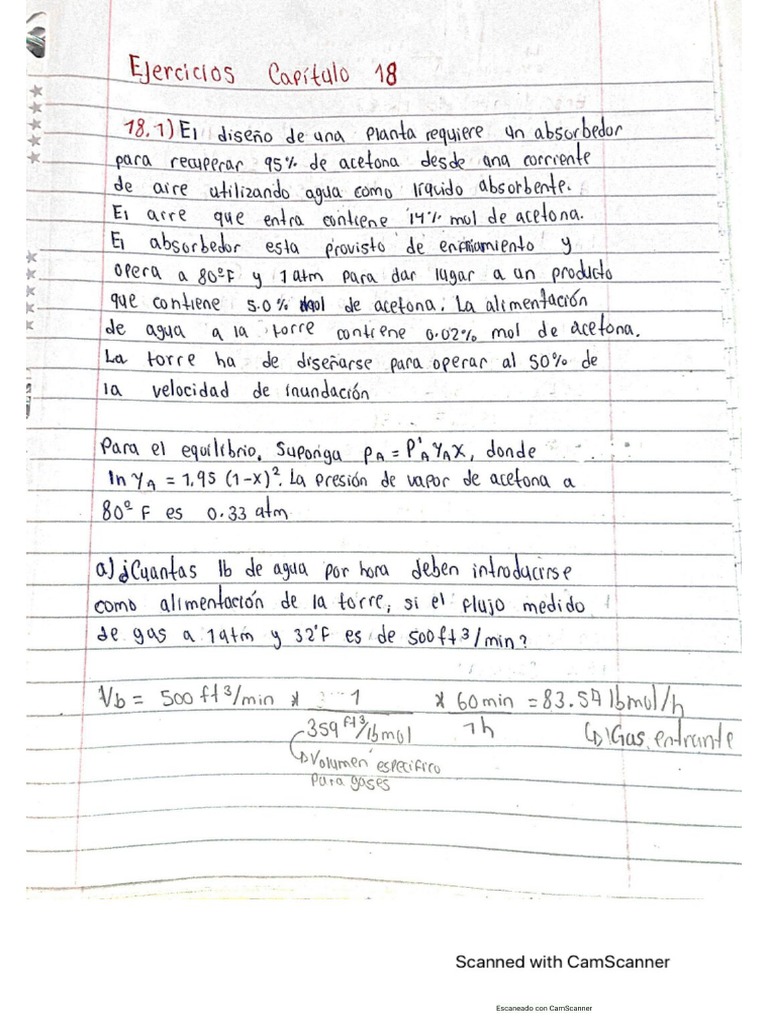 Cap. 18 - Ejercicios | PDF