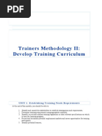 Trainers Methodology 1 | PDF | Competence (Human Resources ...